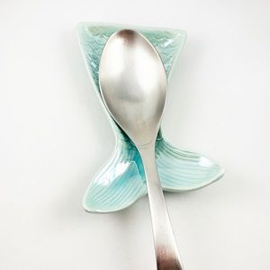 Kitchen | Pearlized Ceramic Mermaid Tail Spoon Rest | Poshmark